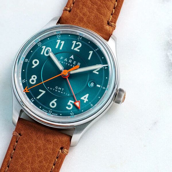 Farer Lander IV Automatic Watch With Sea Green Dial | WatchCharts ...