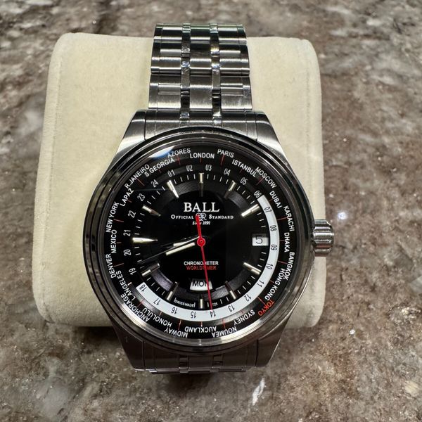 Ball Trainmaster Worldtime Chronometer Ref. GM2020D-S3CJ-BK ...