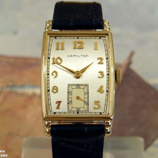 1949 Vintage HAMILTON MYRON, Stunning SILVER Dial, Serviced, 1 Year ...