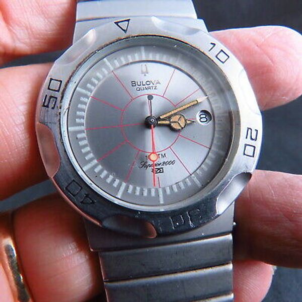 ALL STEEL BULOVA SUPERIOR 2000 10ATM QUARTZ MEN WATCH | WatchCharts ...