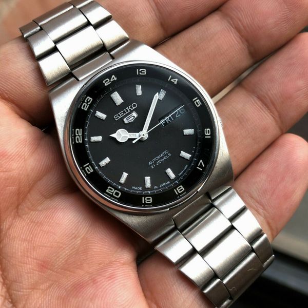 Seiko 2000 SKX393 Matte dial Railway Time RARE Retro Vintage 7S26 Automatic JDM | WatchCharts ...