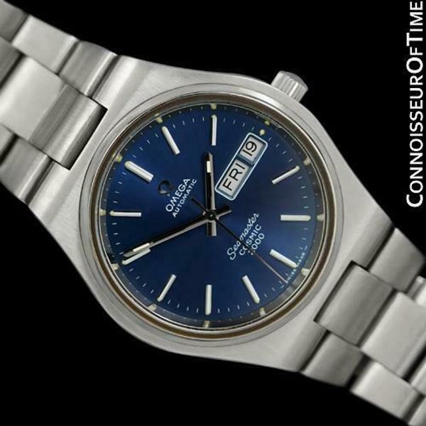 1970's Omega Seamaster Cosmic 2000 Vintage Mens Dive SS Steel - Mint ...