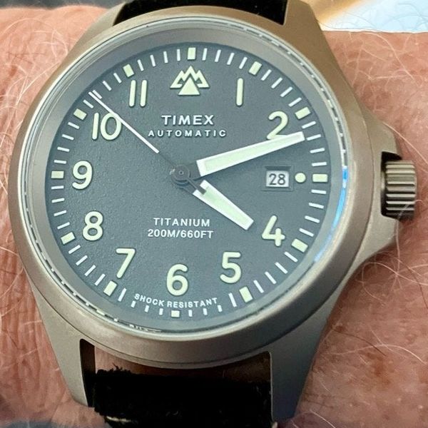 FS: Timex Expedition North Automatic Titanium Sapphire Crystal 2 Straps ...