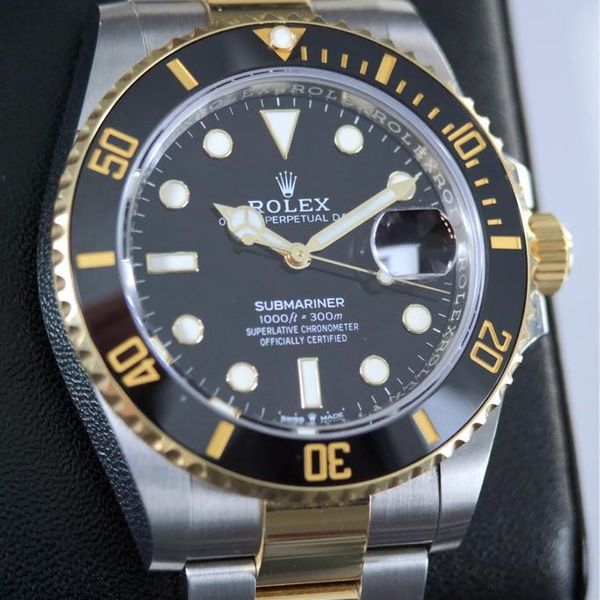 FS: 2021 Rolex Submariner Steel & Gold Black Dial & Bezel (Ref 126613LN ...