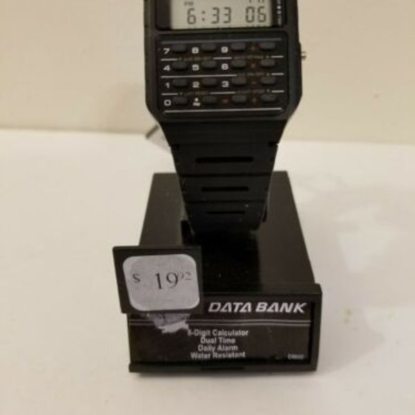 Casio CA-53W Water Resistant Men's Watch with Alarm and Calculator ...