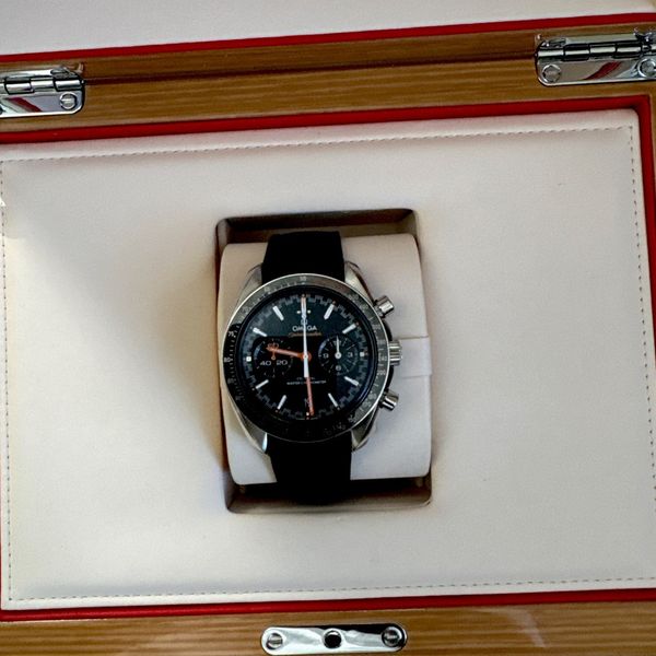 Omega Speedmaster Racing Master Co-Axial Stainless Steel/Black/Orange ...