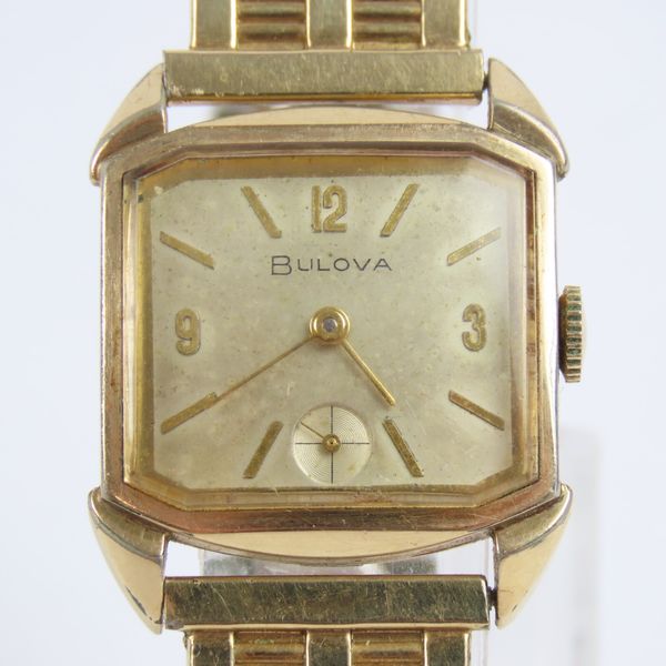 Bulova Menâ s 17 Jewel Fancy Menâ s Model 10 CL Wristwatch ...