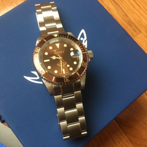 Squale 1545 20 Atmos Root Beer diver | WatchCharts Marketplace