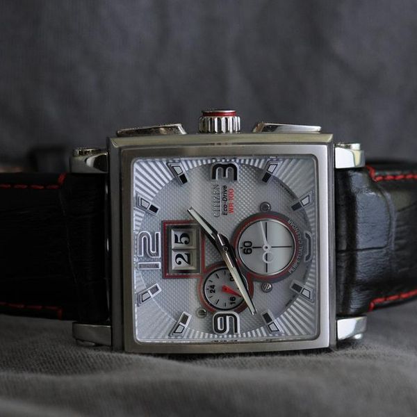 Citizen Eco Drive square perpetual grand date BT0070 01A | WatchCharts UK