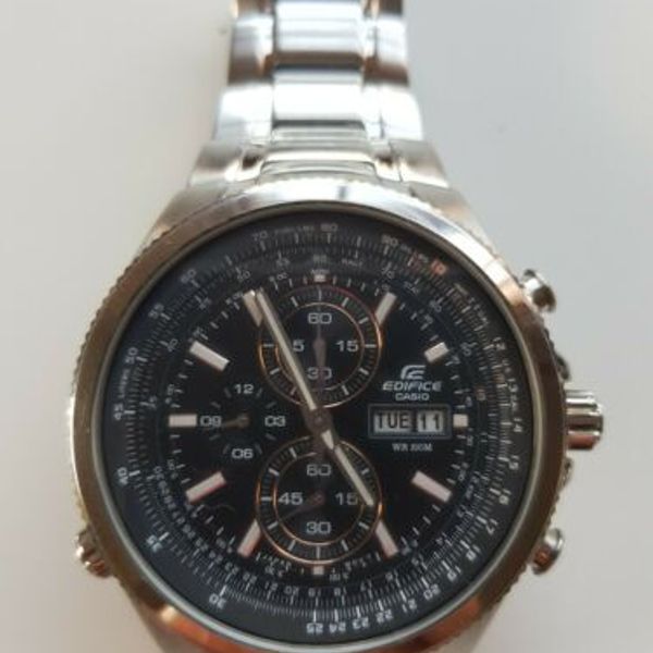 Pre-owned: Casio 5226 Edifice Men’s Chronograph Watch. Silver. EFR-506 ...
