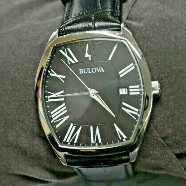 Bulova Men's Classic Collection Ambassador Quartz Black 44.5mm Watch 96B290 | WatchCharts ...