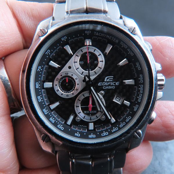 EF-524 Casio Edifice Chronograph Quartz Men Watch | WatchCharts Marketplace