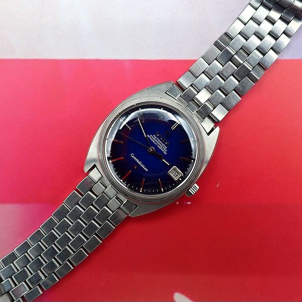FS: Vintage 1960s SS Omega C-Shape Constellation w/ Stunning BLUE ...