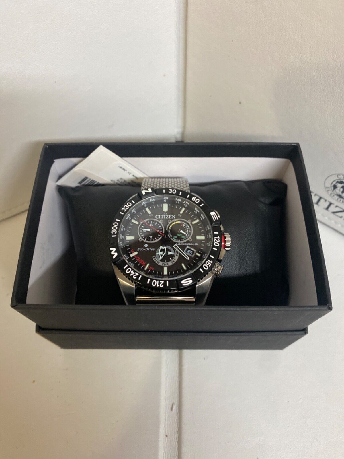 Citizen CB5840-59E Promaster Navihawk Radio Controlled chronograph ...