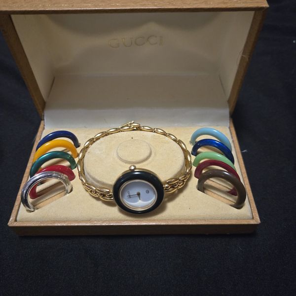 Genuine Gucci Watch with 11 Interchangeable Bezels | WatchCharts ...