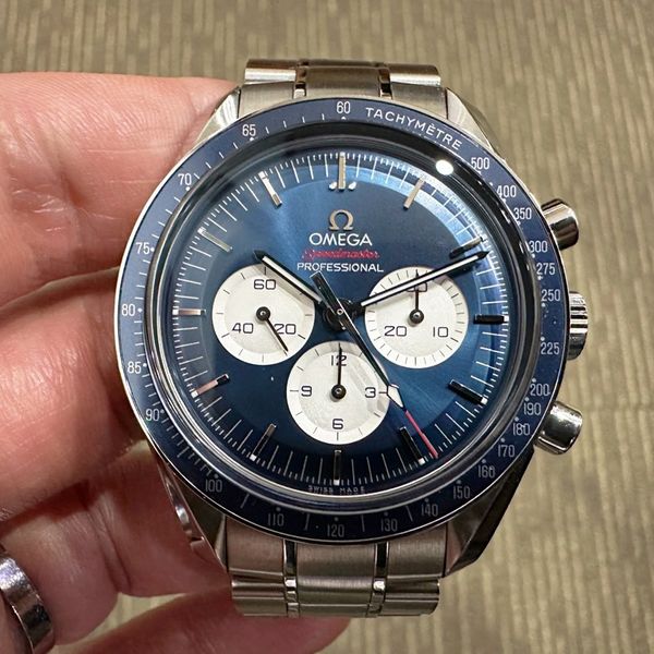 Nov 18 Omega Speedmaster Moonwatch Tokyo 2020 Olympics Blue Panda ...