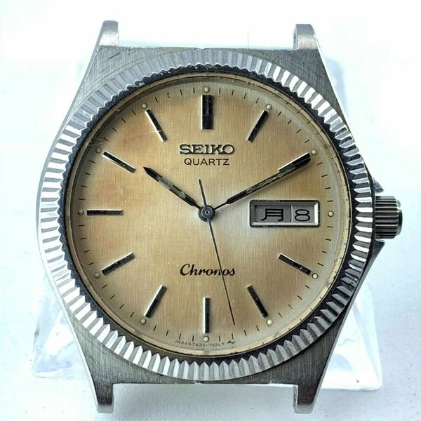 SEIKO Chronos 7433-7010 Quartz Wrist Watch Japan | WatchCharts