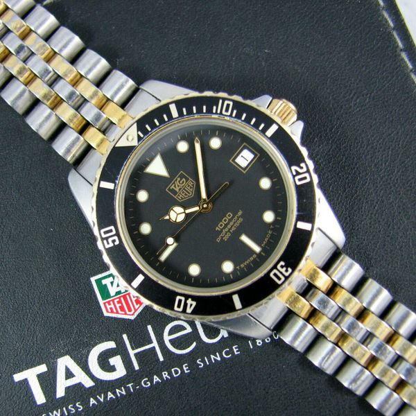 TAG Heuer 1000 Professional Mens Watch Vintage Submariner 980.020 ...