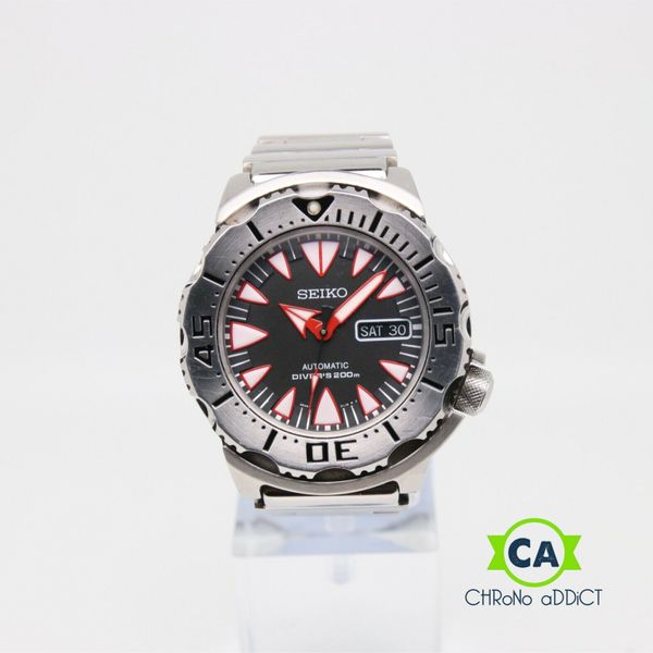 SEIKO SRP313K VAMPIRE MONSTER Men's Diver watch dracula red tooth ...