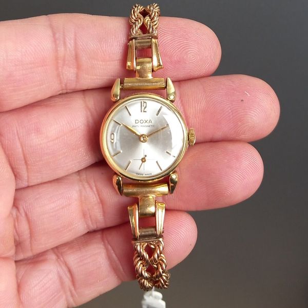 Vintage Doxa Fine Ladies Watch Unworn NOS Gold Plaque | WatchCharts ...