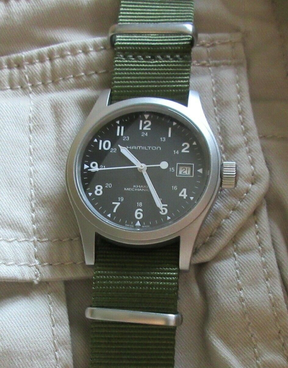 Hamilton Khaki Field Mechanical Men's Watch H694190/H69419933 | WatchCharts