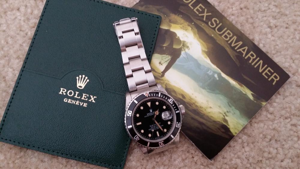 FSOT: Rolex Submariner (16800) - Matte Dial/Patina, Green Sticker ...