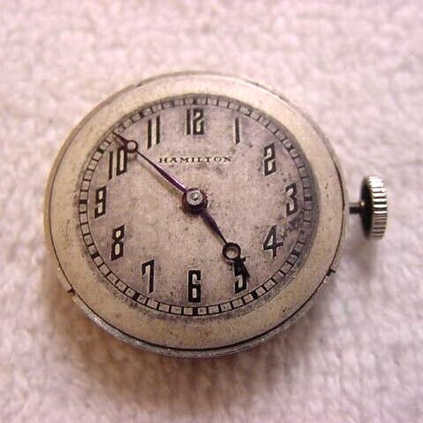 Vintage antique Art Deco HAMILTON 986A watch | WatchCharts Marketplace