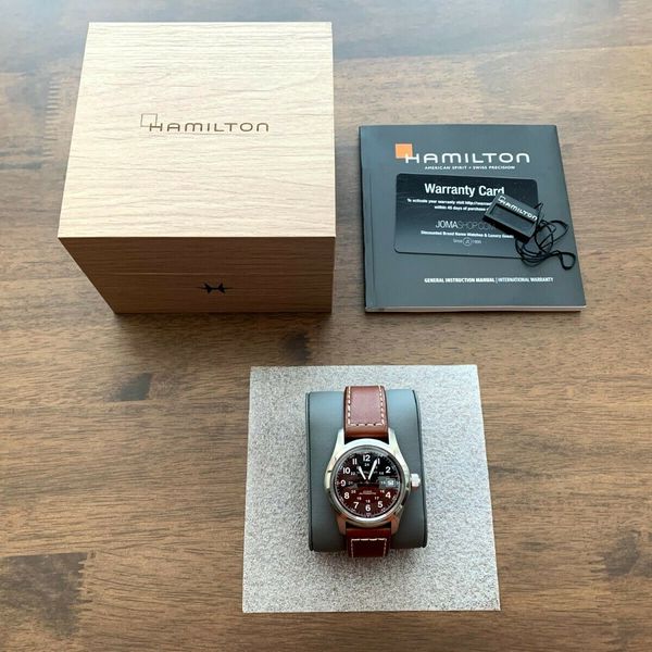 Hamilton Khaki Field Automatic Men's Watch H70455533 | WatchCharts ...