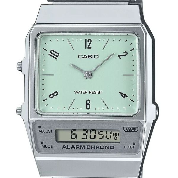 Casio Vintage Analog-Digital Alarm Chrono Dual Time AQ-800E-3A Unisex ...