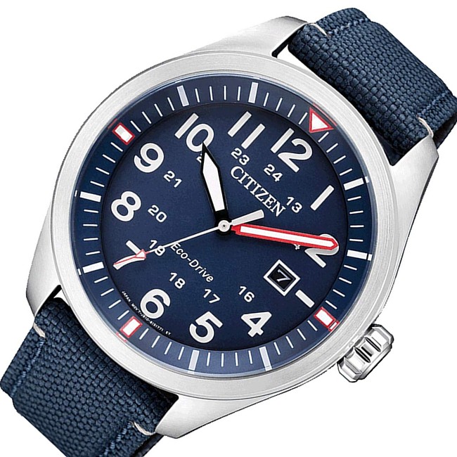 CITIZEN/Eco Drive [Citizen] Men's Solar Watch Navy Dial Navy Canvas ...
