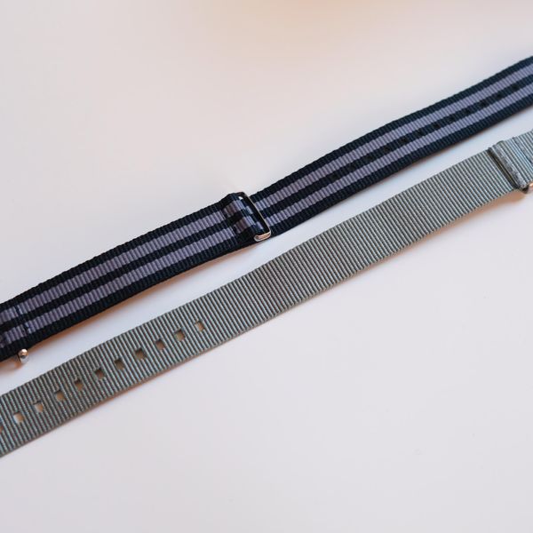 [WTS] 18mm NATO Straps in Gray and Black/White | WatchCharts Marketplace