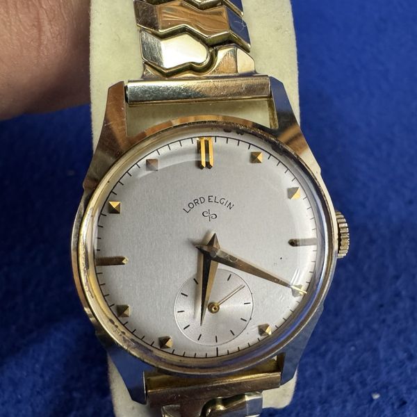 Lord Elgin 14 K Solid Gold 21 Jewels Wrist Watch with Original Box ...