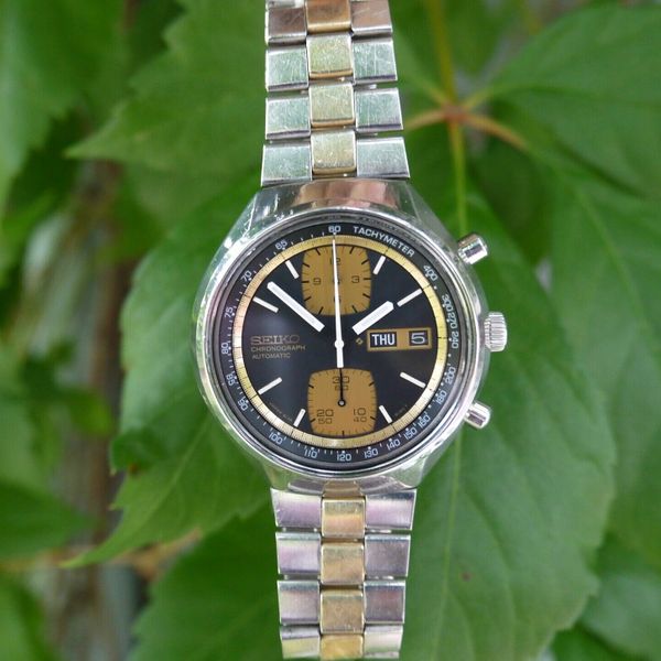 SEIKO JOHN PLAYER SPECIAL Automatic Chronograph 6138-8039 Day Date June ...