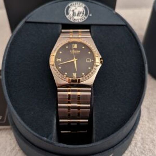 Citizen BM0724-51E Eco-Drive Elektra Diamond Accented Men's Watch ...
