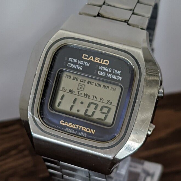 Casio Casiotron World Time S-14 X1-S Digital Watch | WatchCharts ...