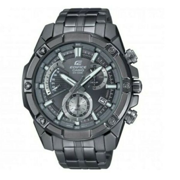 Casio Edifice Gunmetal Grey Chronograph Mens Watch EFR-563GY-1AVUDF RRP ...