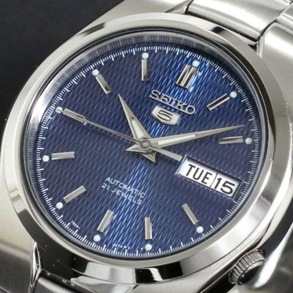 Seiko 5 SNK603 Men's / Unisex Automatic Blue Dial Stainless Steel Watch ...