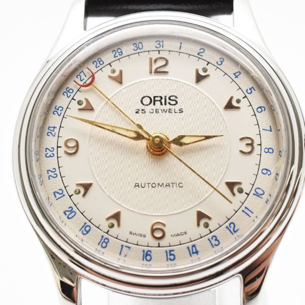 [Exc+5] ORIS Pointer Date 7470 White Dial 35mm Automatic Men's Watch ...