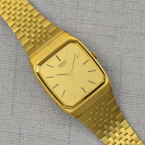 Vintage Mens Seiko Quartz Gold Tone Watch 8621-5020 ~ Works | WatchCharts Marketplace