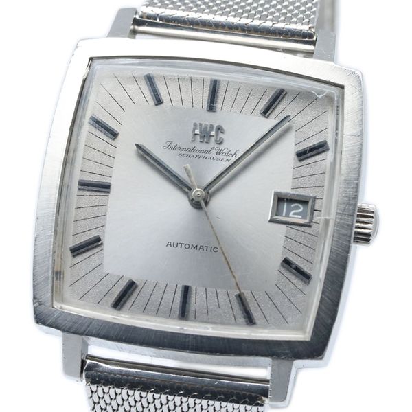 IWC square automatic Ref.R1161AD 8541B [VINTAGE / ANTIQUE] IW Square ...