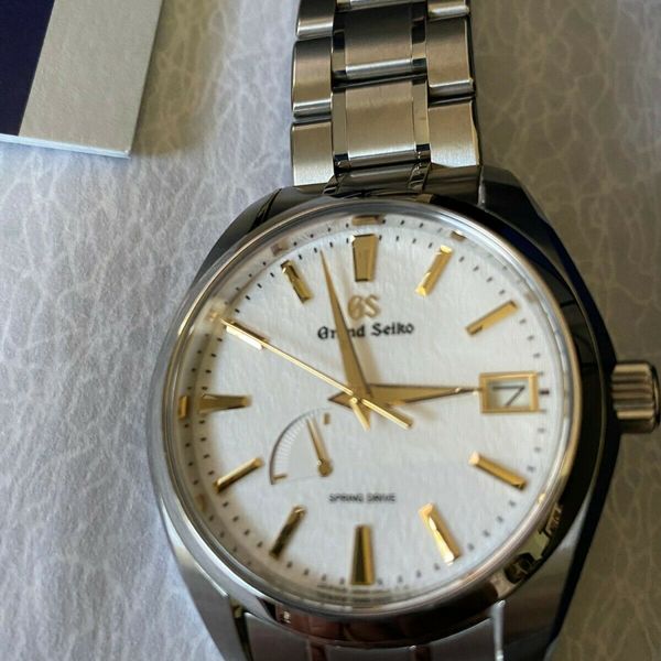 Grand Seiko Golden Snowflake SBGA259 Titanium Watch, Box, Papers, Used - LOOK! | WatchCharts ...