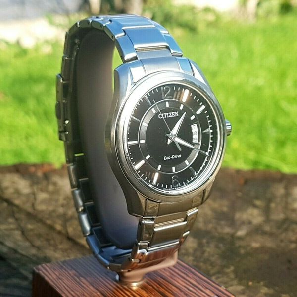 Citizen Eco Drive Watch Black Dial Model J810-S075947 New Capacitor ...