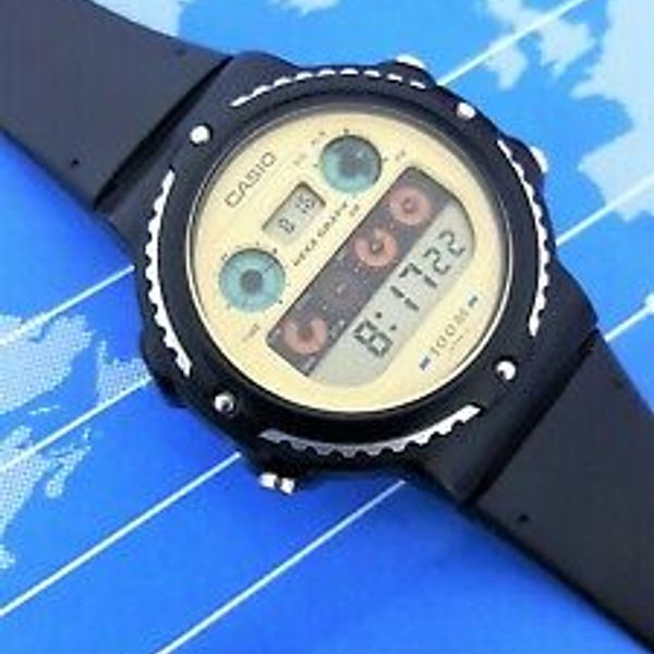Vintage CASIO HGW-10 HEXA GRAPH NOS MODULE 917 WRISTWATCH "JAPAN YEAR ...