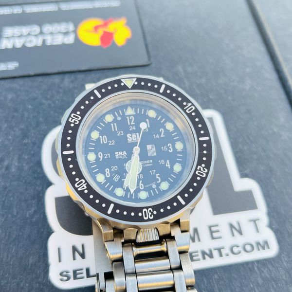 SeL Instrument MK1 Omnidiver Gr5 Titanium Bracelet Full Kit ...