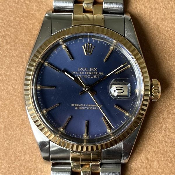 [WTS][US] Rolex Datejust 16013 - 36mm - Blue Dial - Two Tone Jubilee ...