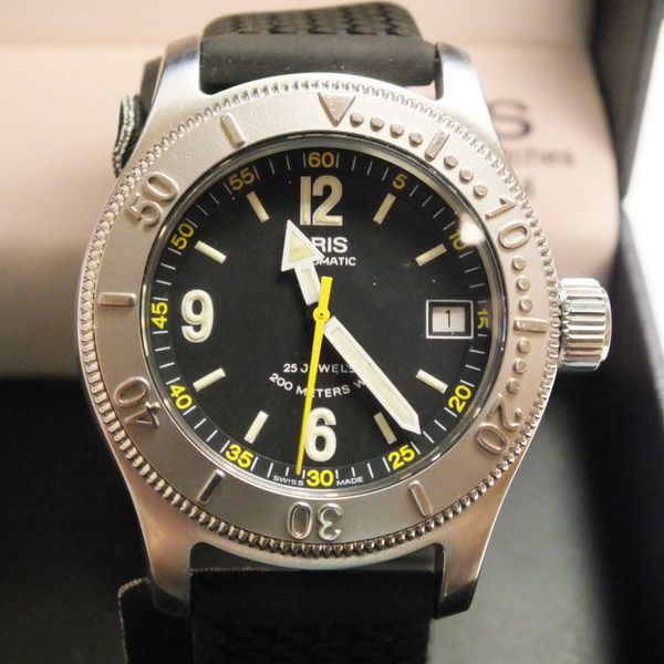 TRADED*FS: Oris Big Crown 633 7502 4184 38mm BC3 Yellow Seconds Hand w ...