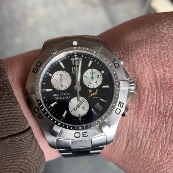 SALE: Tag Heuer Aquaracer limited in 500 springboks | WatchCharts