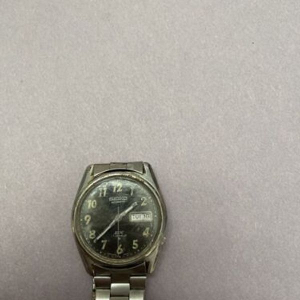 Vintage Seiko DX Automatic Watch 6106-8219 Day/Date 36mm Black Rare ...