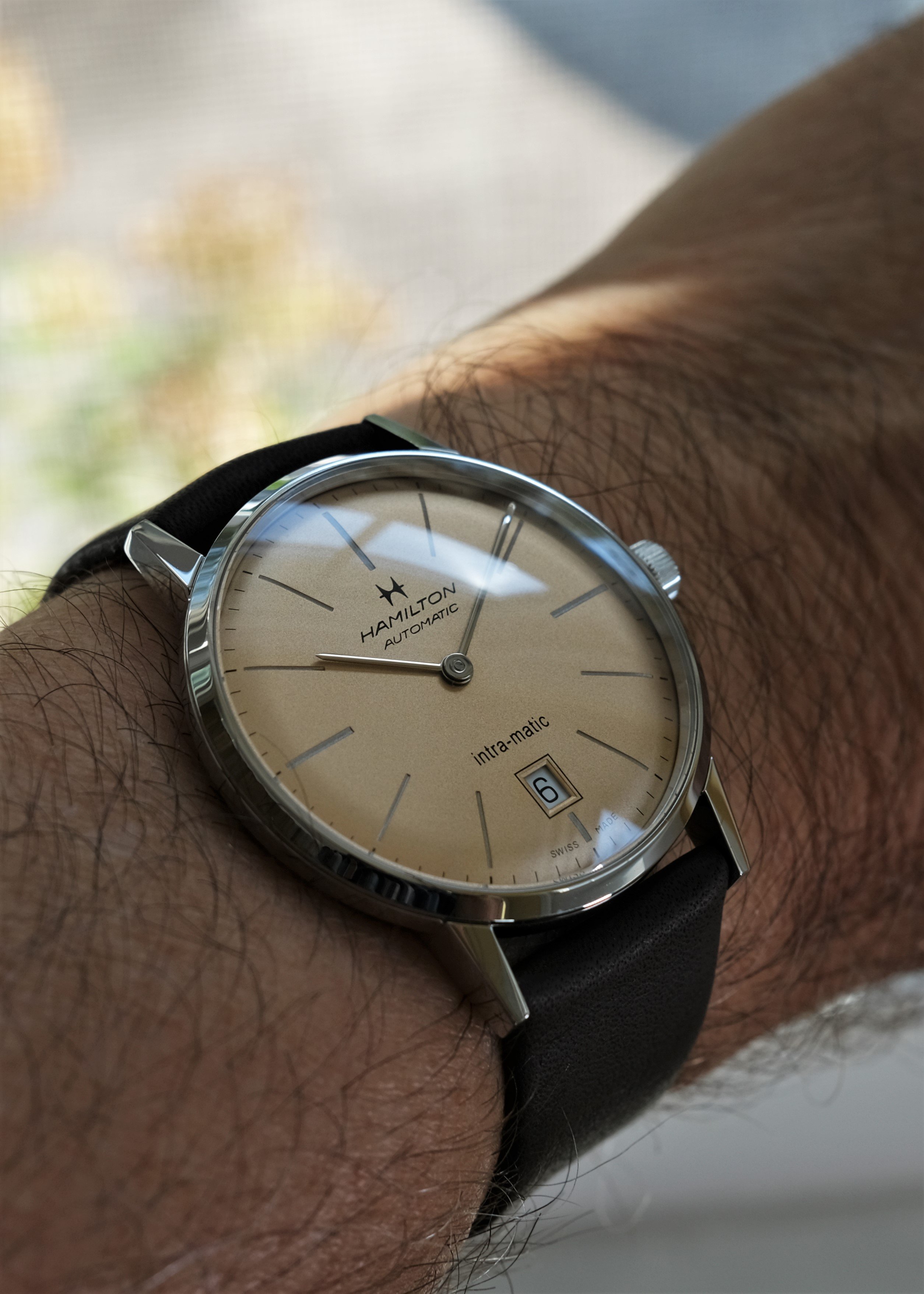 [$585 USD] Hamilton Intra-Matic, Champagne Dial | WatchCharts