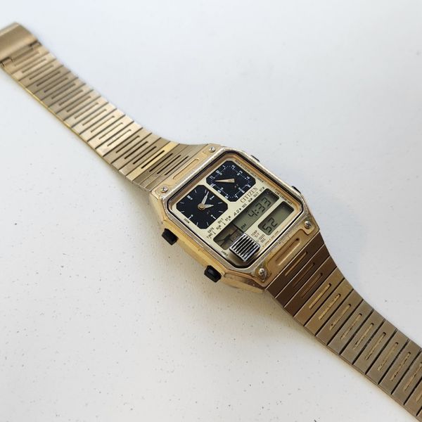RARE VINTAGE CITIZEN ANA DIGI TEMP 8980 WATCH MADE IN JAPAN ...
